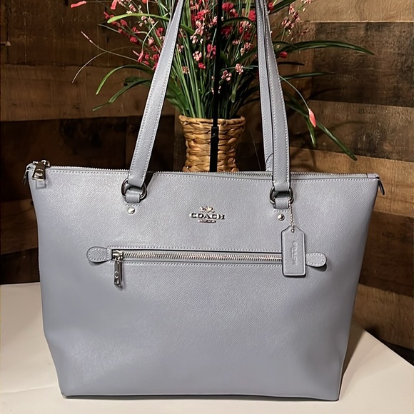 Coach | Bags | Coach 7968 Womens Gallery Tote Crossgrain Leather ...